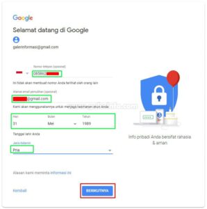 Cara Membuat Email Gmail Mudah Lengkap dengan Gambar