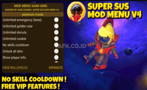 Super Sus Mod APK Terbaru Unlimited Money Unlock All Skins